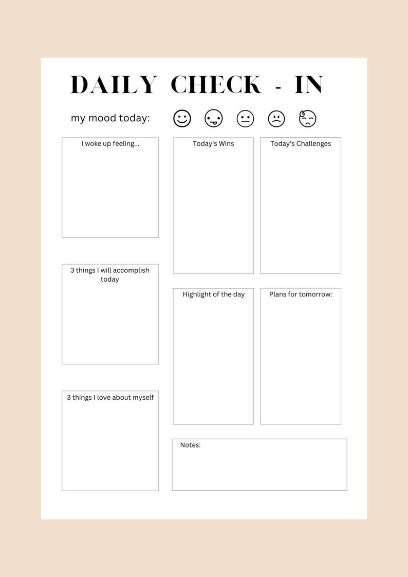 ADHD Planner Printable Set, Daily Planner, Weekly Planner, Monthly ...