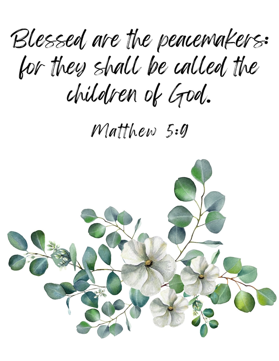 Blessed Are the Peacemaker; Relief Society; Scripture Quotes - Etsy