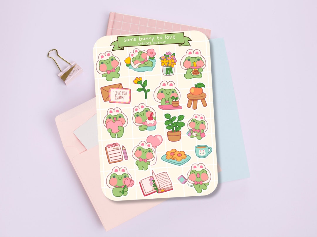 Cute Sticker Sheet - Kawaii Sticker Pack - Mini Food Stickers ...
