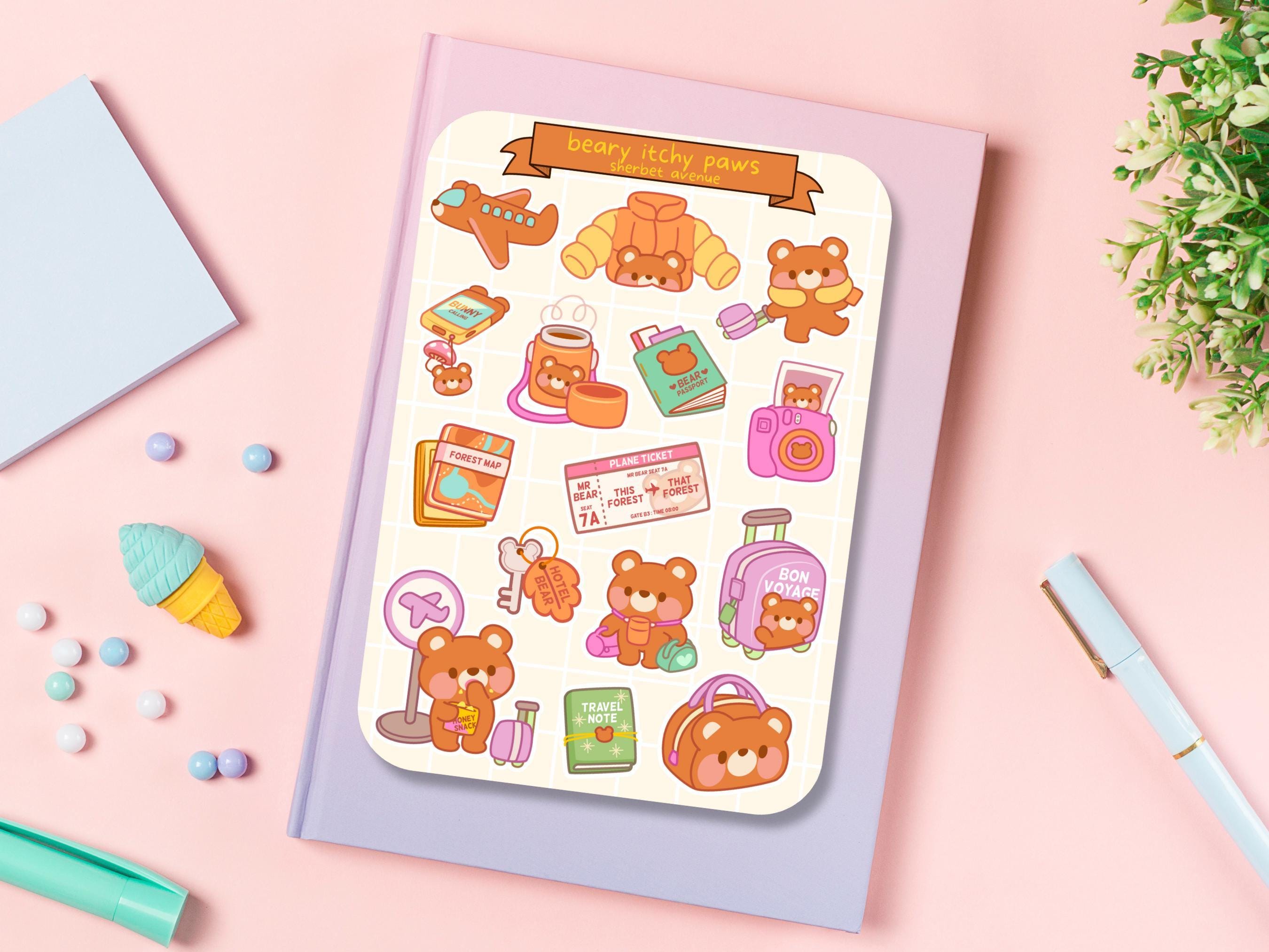 Cute Sticker Sheet - Kawaii Sticker Pack - Mini Flower Stickers ...
