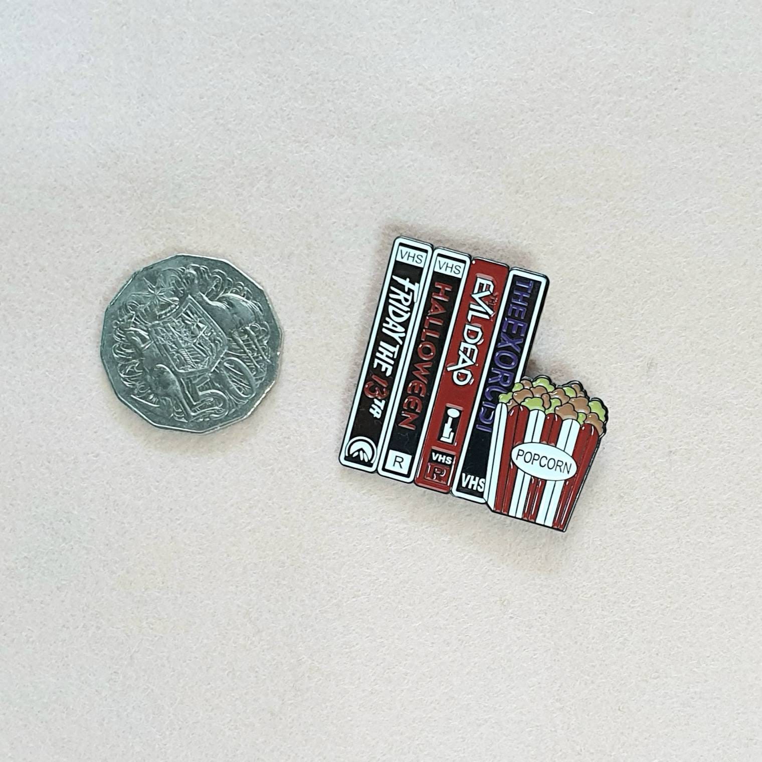 Classic Horror Movies Enamel Pin Horror Lapel Pin Horror - Etsy