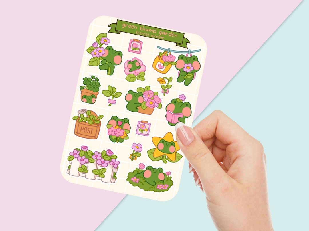Cute Sticker Sheet - Kawaii Sticker Pack - Mini Food Stickers ...