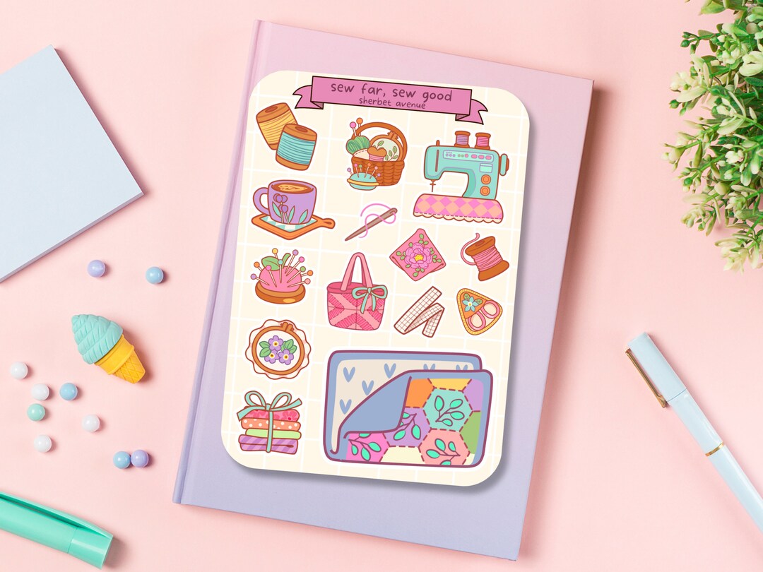 Cute Sticker Sheet - Kawaii Sticker Pack - Mini Craft Stickers ...