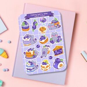 Cute Sticker Sheet Kawaii Sticker Pack Mini Flower Stickers Handdrawn ...