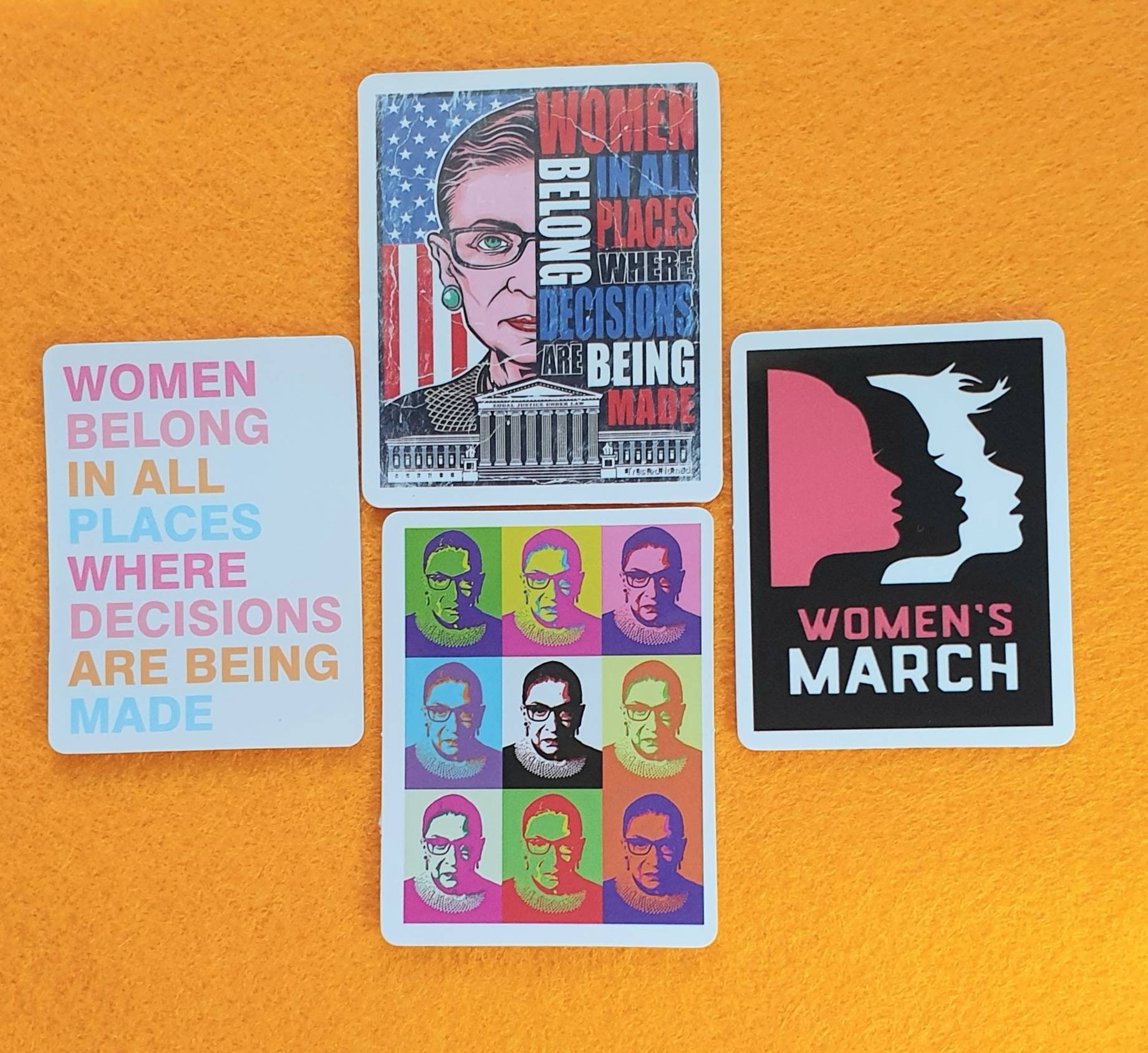 Feminist Sticker Pack Computer Stickers Vinyl Stickers - Etsy