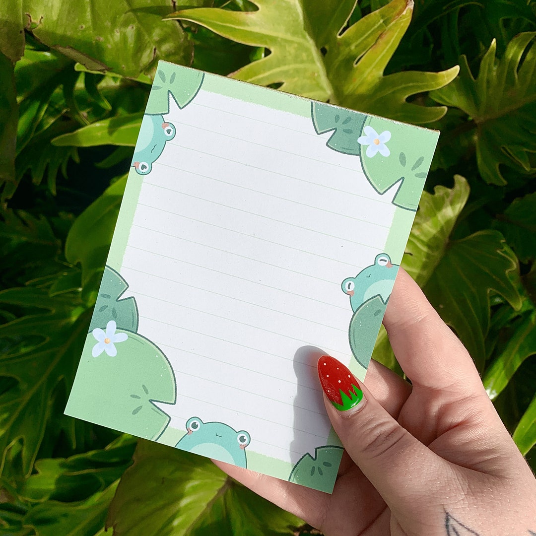 Frog Notepad - Etsy