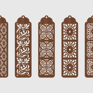 Bookmark Laser Cut Part1, Laser Cut File , Bookmark Svg, Ai, Cdr, Pdf ...