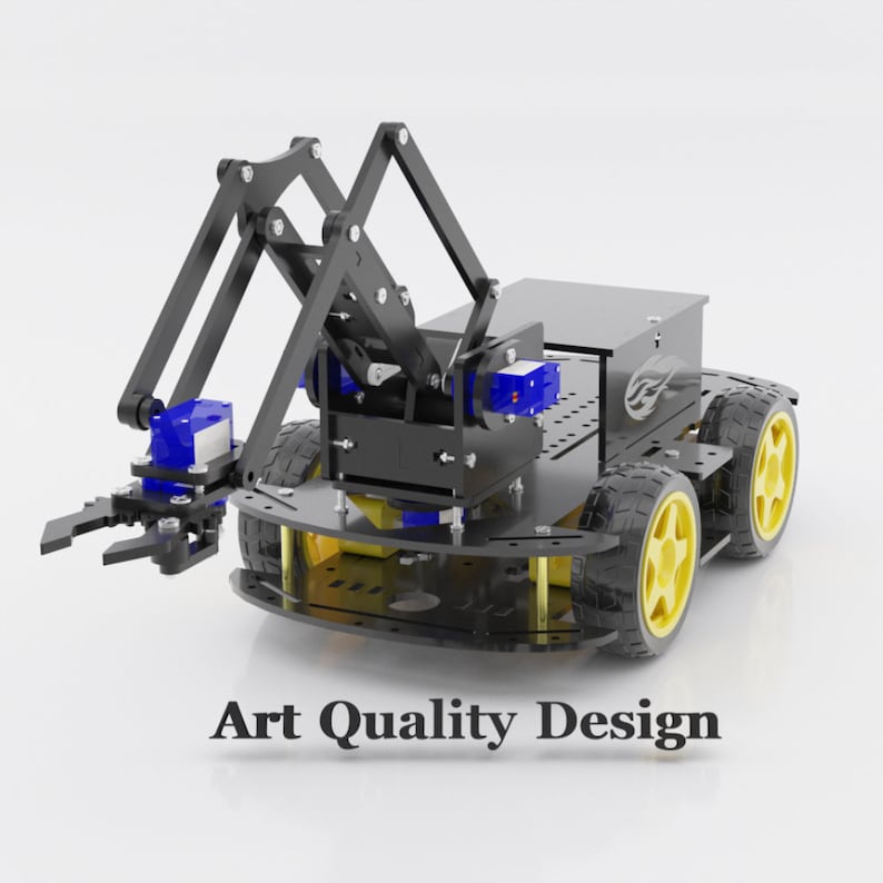 Laser Cut Files for 4WD Crane Project, Super for Arduino 4WD Robotic ...