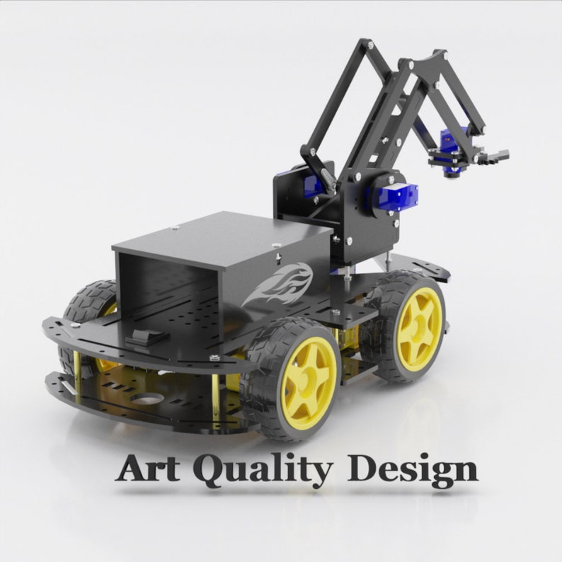 Laser Cut Files for 4WD Crane Project, Super for Arduino 4WD Robotic ...