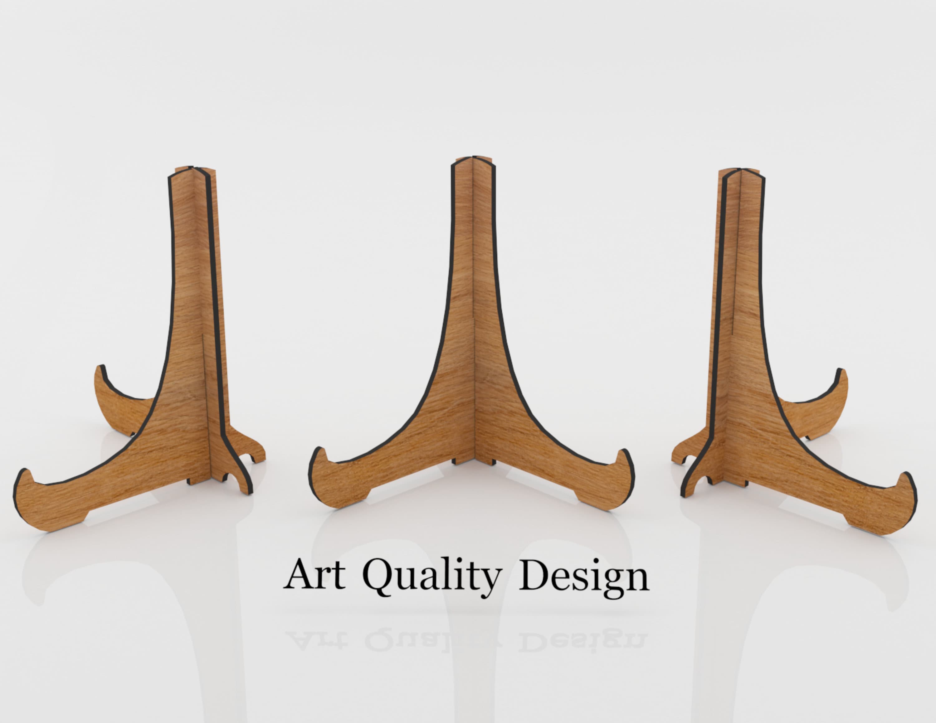 Laser Cut Easel Stand 6 Size, Plate Stand, Photo Frame Display ...