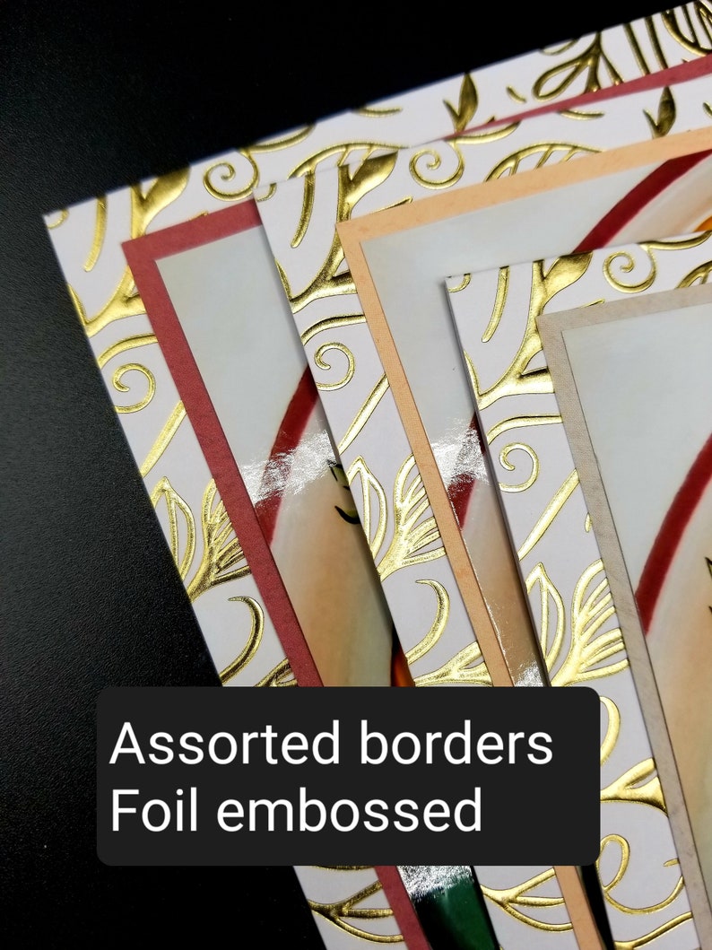 6-pack St. Christopher Assorted Blank Inside Note Cards/eastern ...