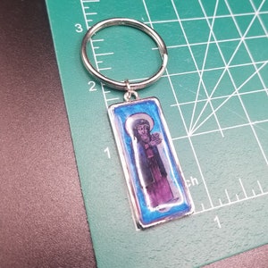 Blessed Virgin Mary Ethiopian Orthodox Icon Keyring Keychain Orthodox ...