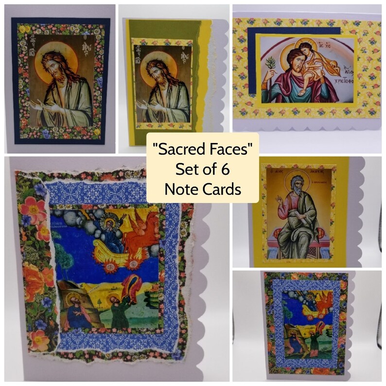 6-pack Greeting Cards/blank Inside Assorted Orthodox Greeting Cards ...