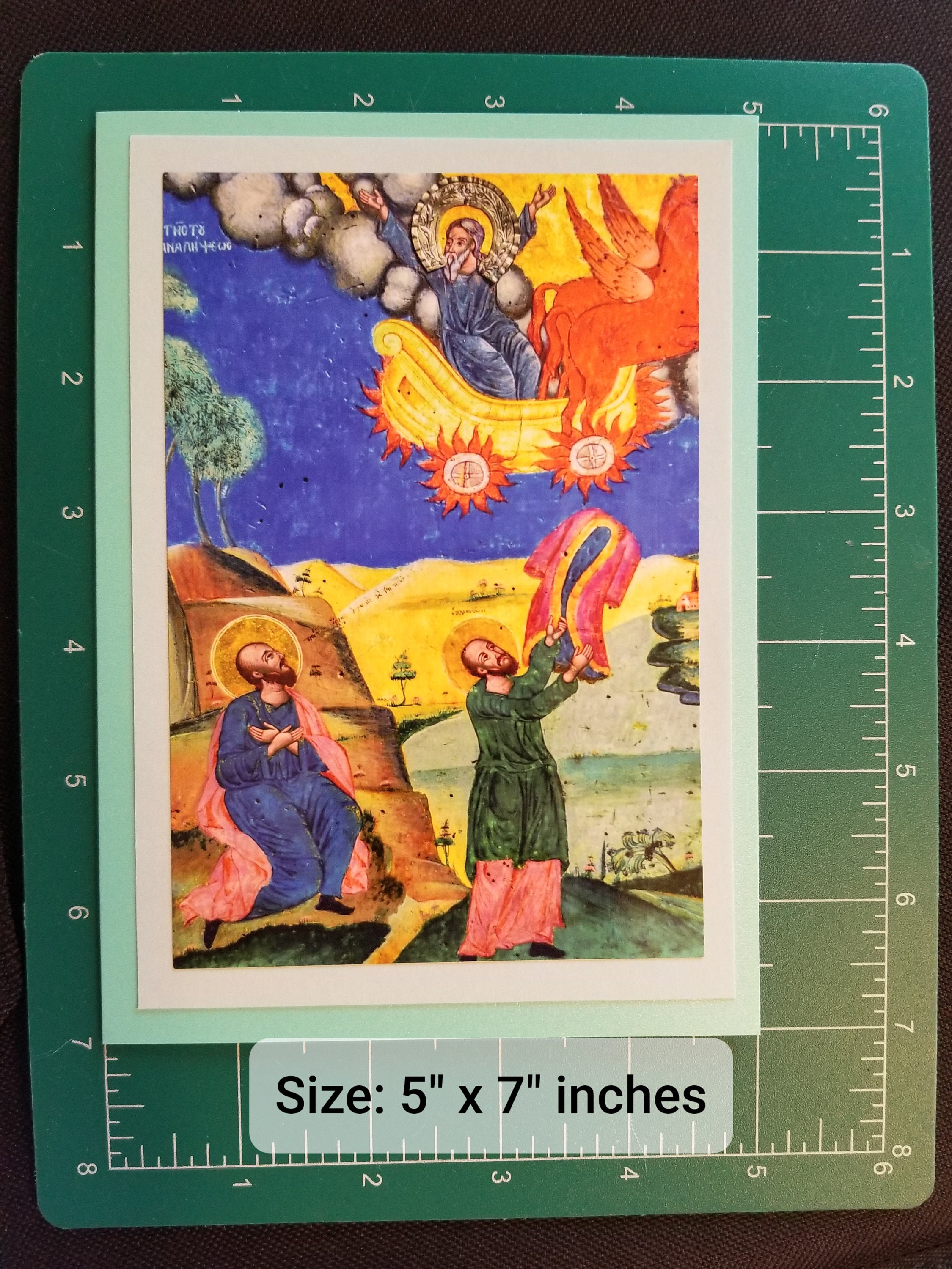 Ascension of Elijah 6-pack Blank Inside Note Cards/orthodox Church Icon ...