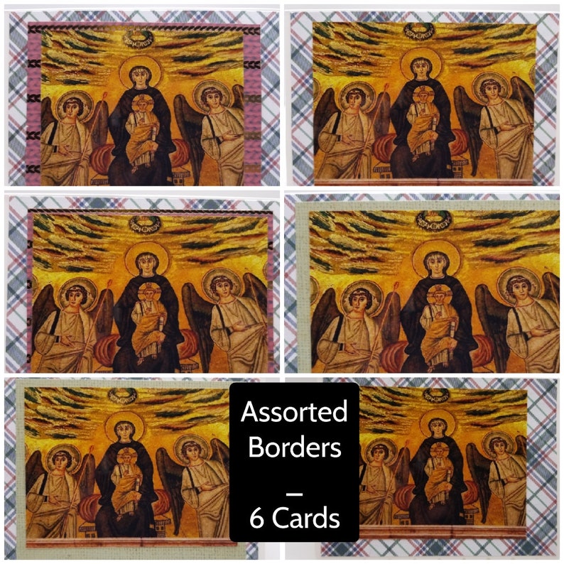 6 Pack-ancient Mosaics Handmade Greeting Cards/ Byzantine Mosaic ...