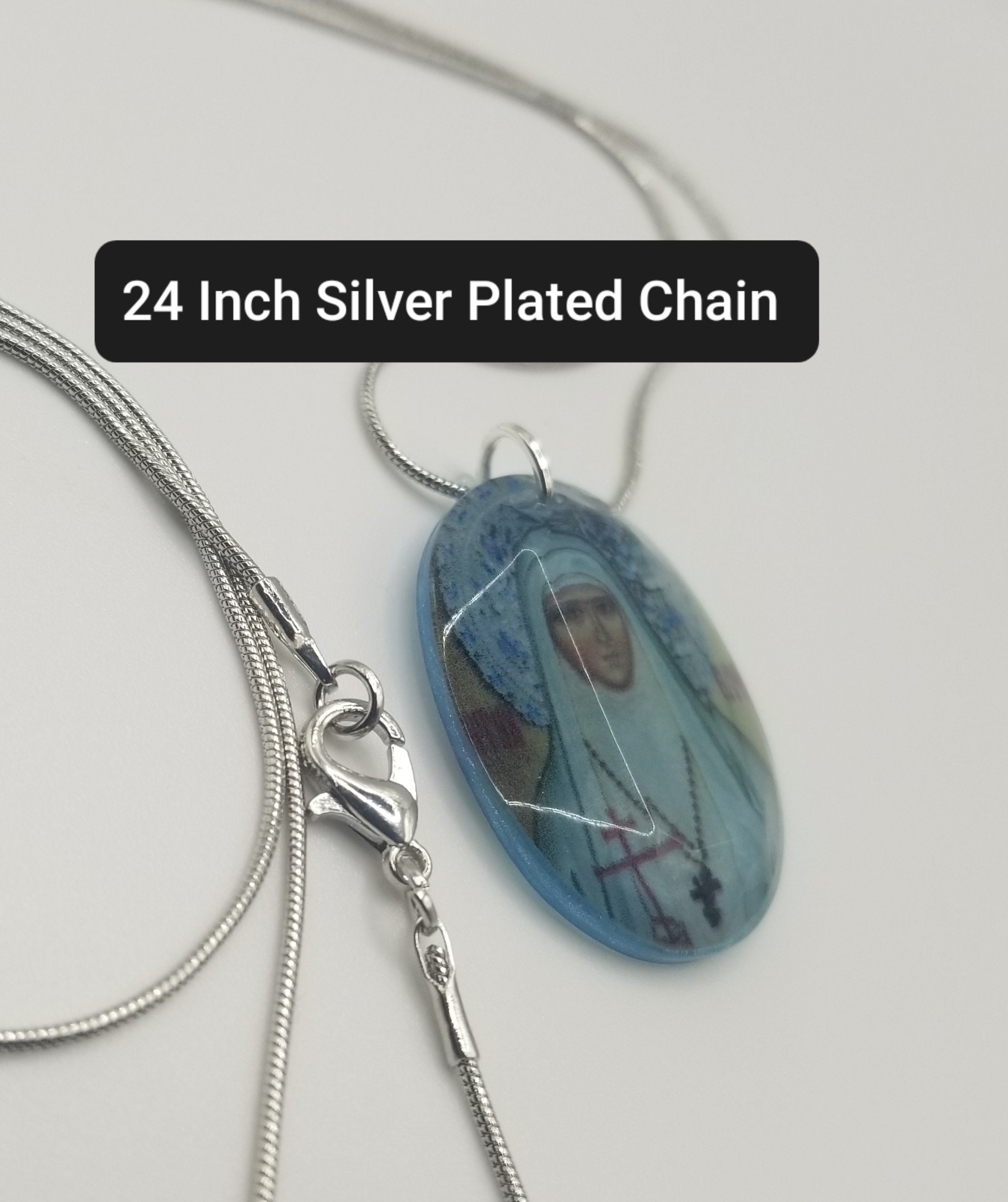 Saint Elizabeth New Martyr Eastern Orthodox Icon Necklace/ Orthodox ...