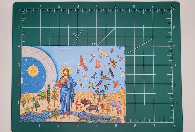 Christ the Creator Mosaic Icon Magnet - Etsy