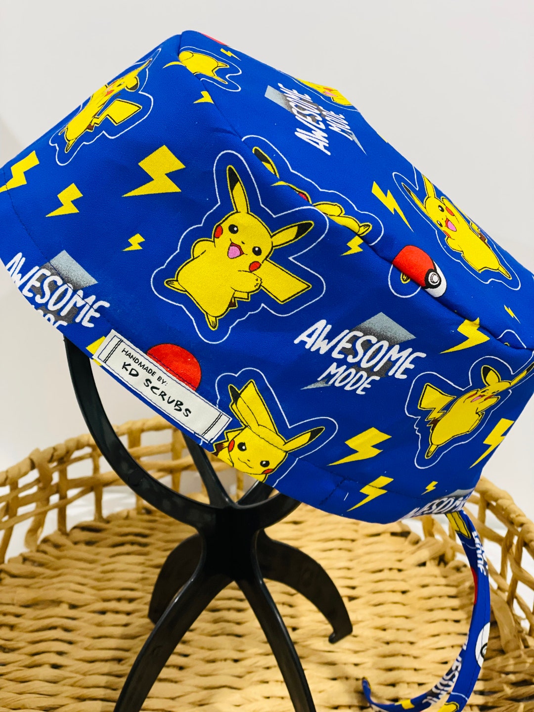 POKEMON Scrub Cap Pokemon Scrub Hat Pokemon Surgical Hat - Etsy
