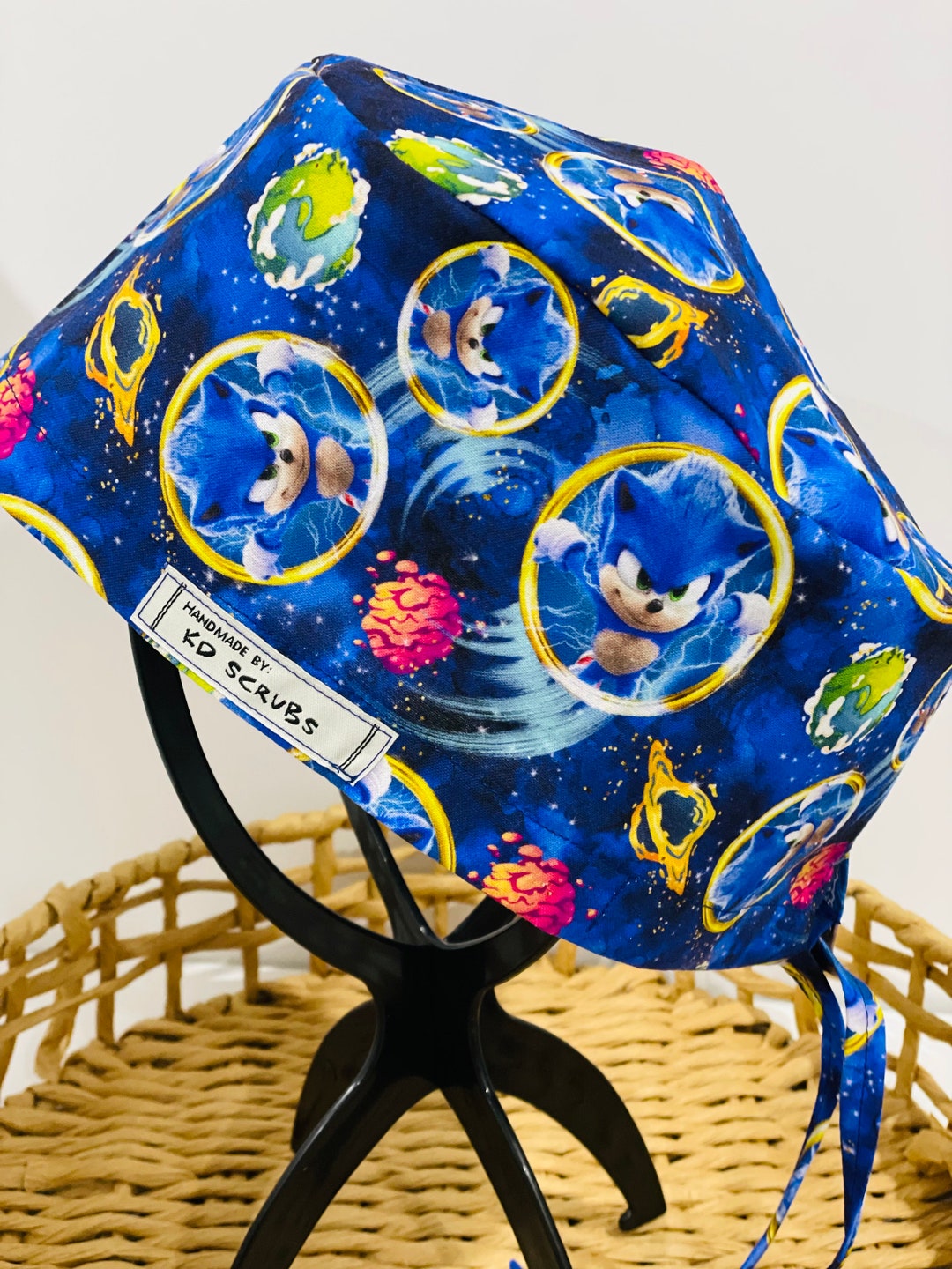 Sonic Scrub Cap Pokemon Scrub Hat Pokemon Surgical Hat - Etsy