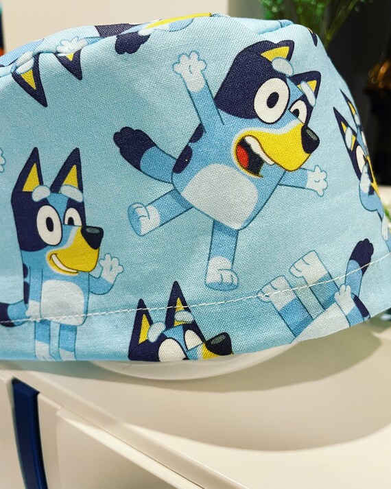 BLUEY Scrub Hat Cap Australia Theatre Hat Surgical Cap Hat - Etsy