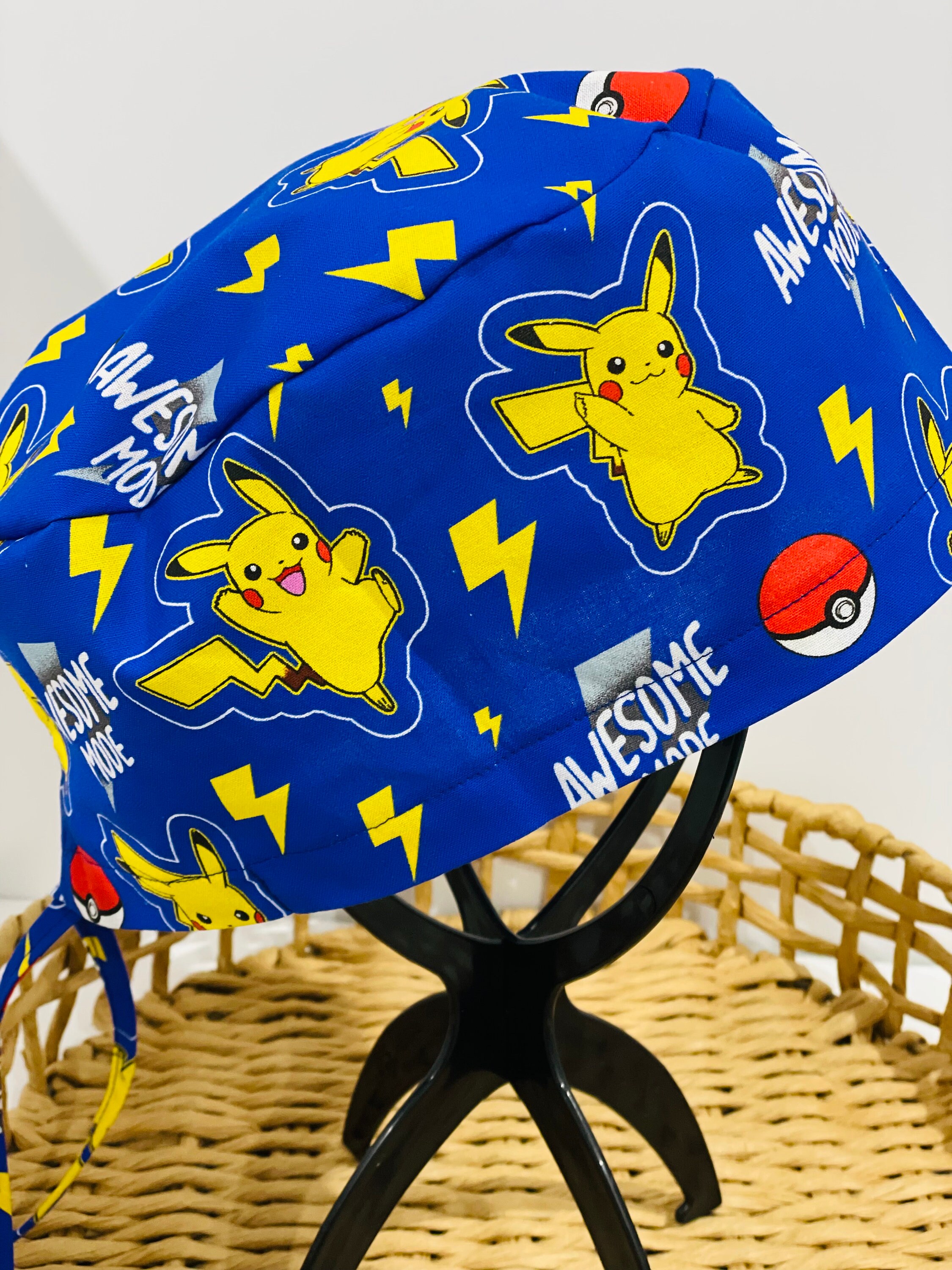 POKEMON Scrub Cap Pokemon Scrub Hat Pokemon Surgical Hat - Etsy