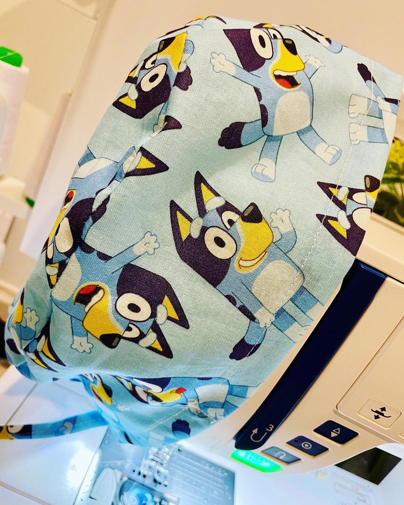 BLUEY Scrub Hat Cap Australia Theatre Hat Surgical Cap Hat - Etsy