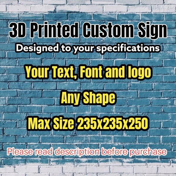 3d Printed Door Signs - Etsy