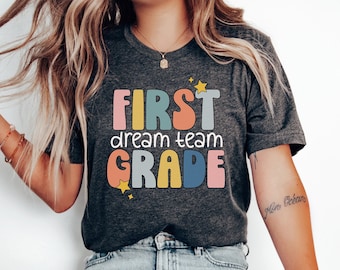 First Grade Dream Team PNG File - Etsy