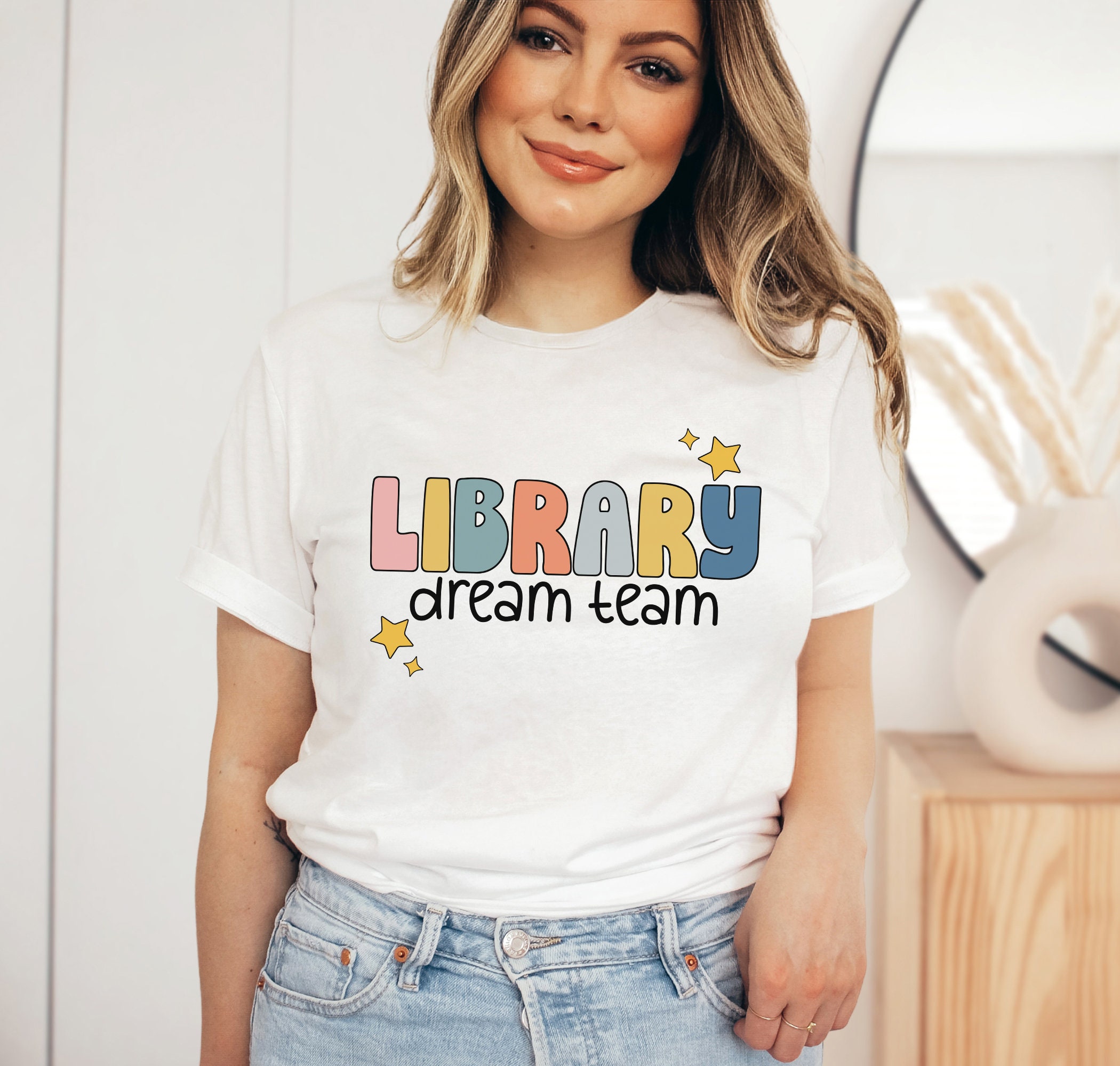 Library Dream Team PNG, Librarian Shirt Png, Gift for Librarian ...