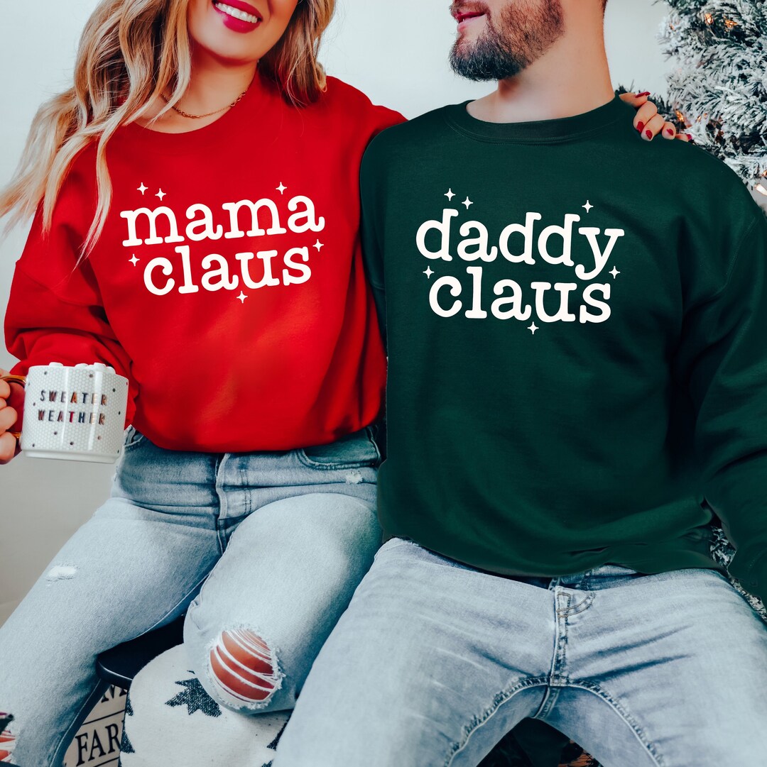 Mama Claus, Daddy Claus PNG, Matching Christmas Design (digital ...