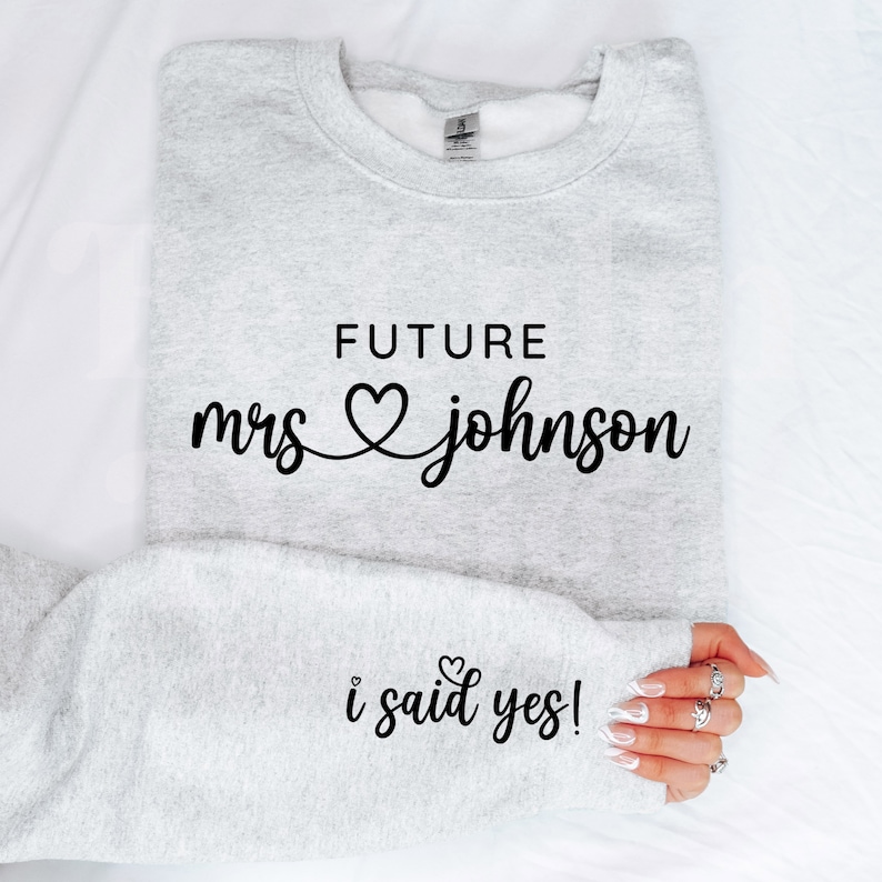 Personalized Future Mrs PNG, Bride Wifey Shirt Design (digital Download ...