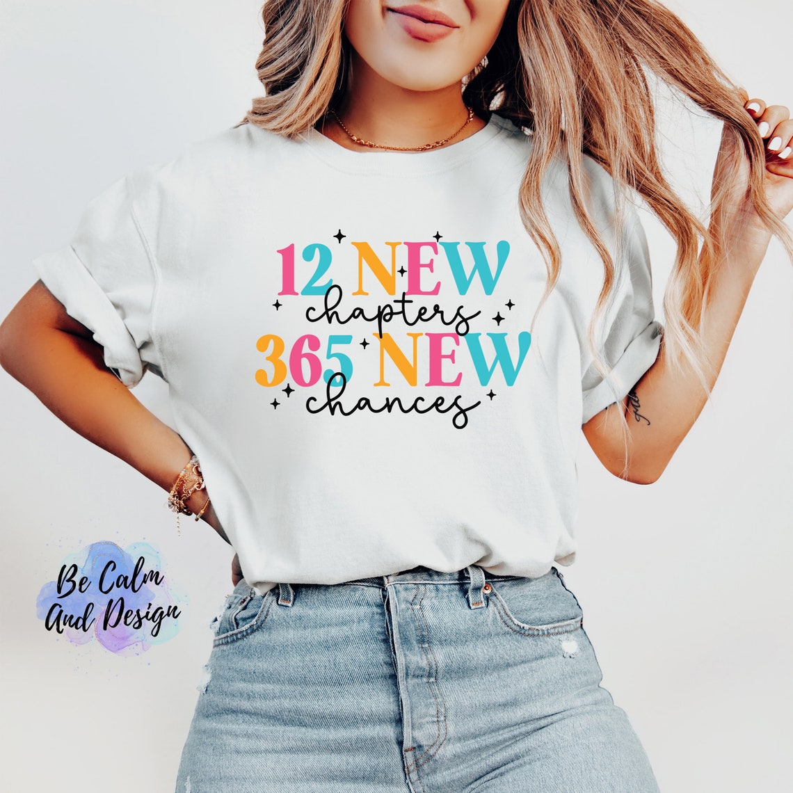 12 New Chapters 365 New Chances PNG, Happy New Year PNG, New Year Grace ...