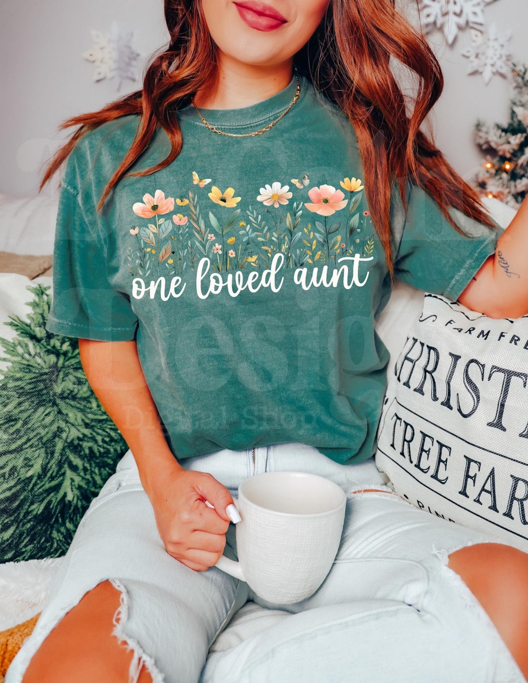 Aunt PNG, One Loved Aunt Png, Aunt Gift Png, Gift for Aunt, Best Aunt ...