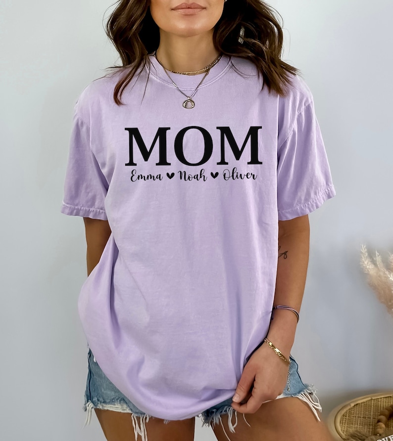 Personalized Mom PNG With Kids Names (digital Download) - Etsy
