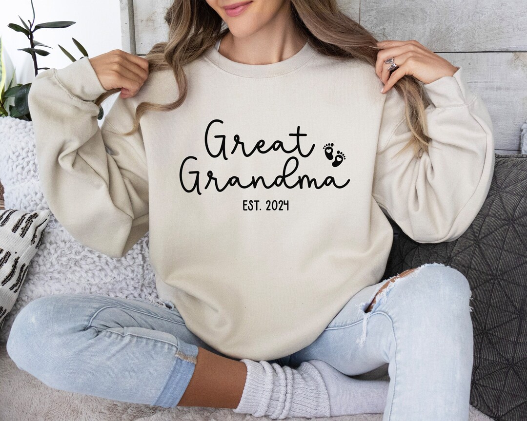 Great Grandma Est 2024 PNG, New Great Grandparents Pregnancy ...