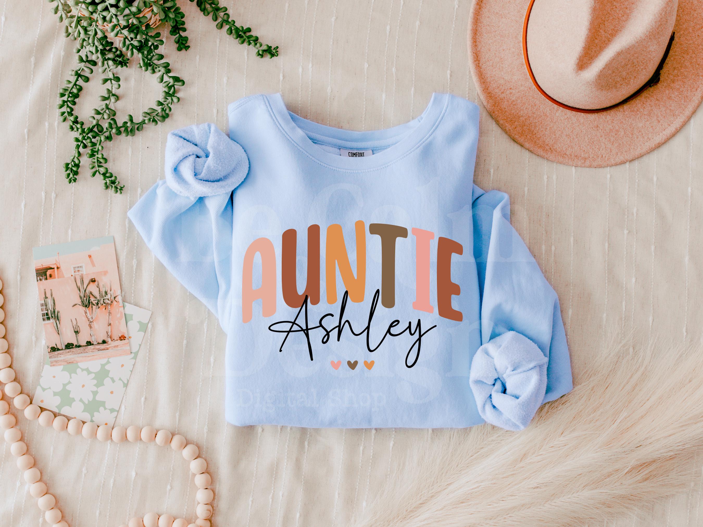 Custom Auntie PNG, Personalized Aunt Gift (digital Download) - Etsy