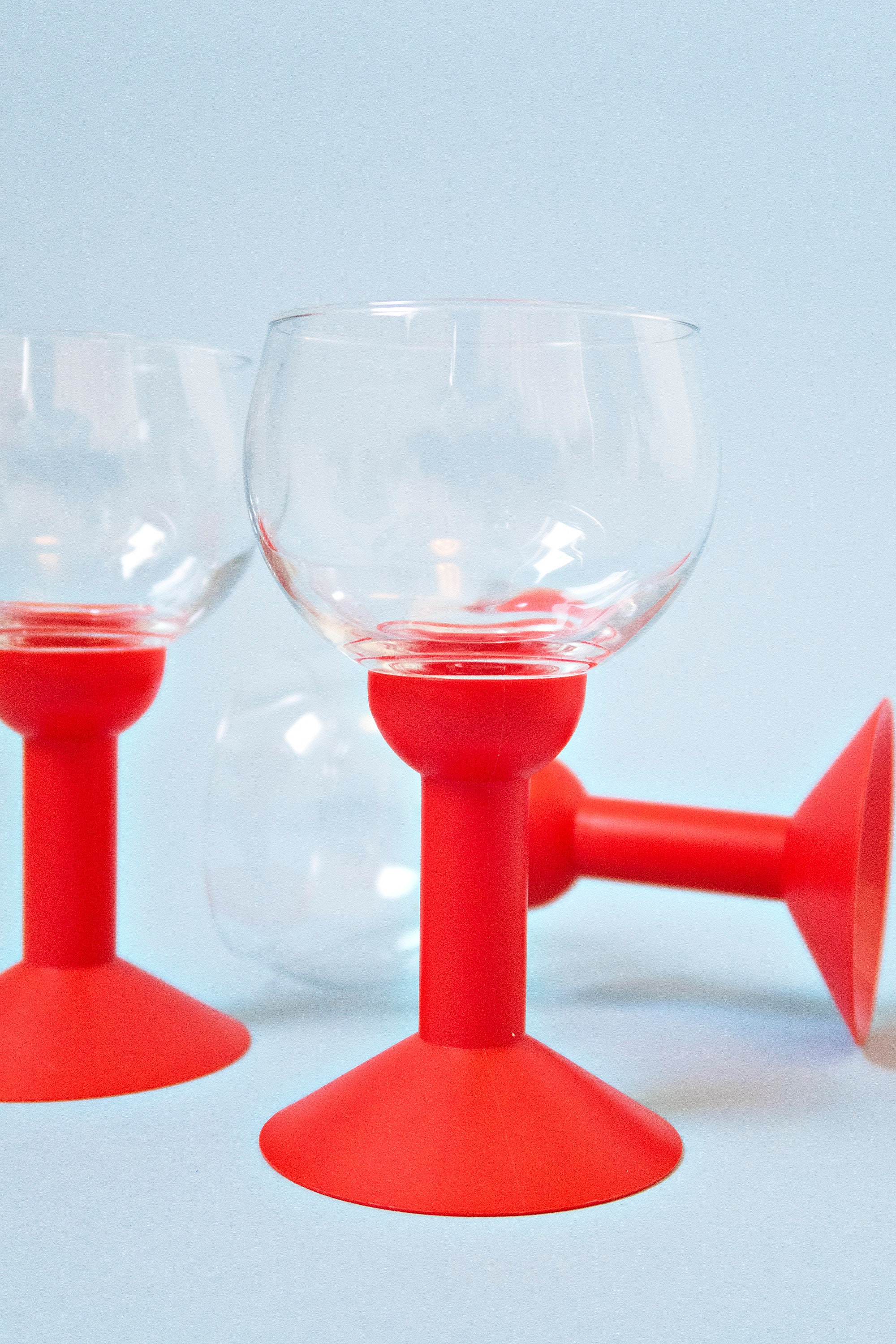 Set of Two Vintage BODUM OKTETT Wine Glasses, Danish Design, 70's ...
