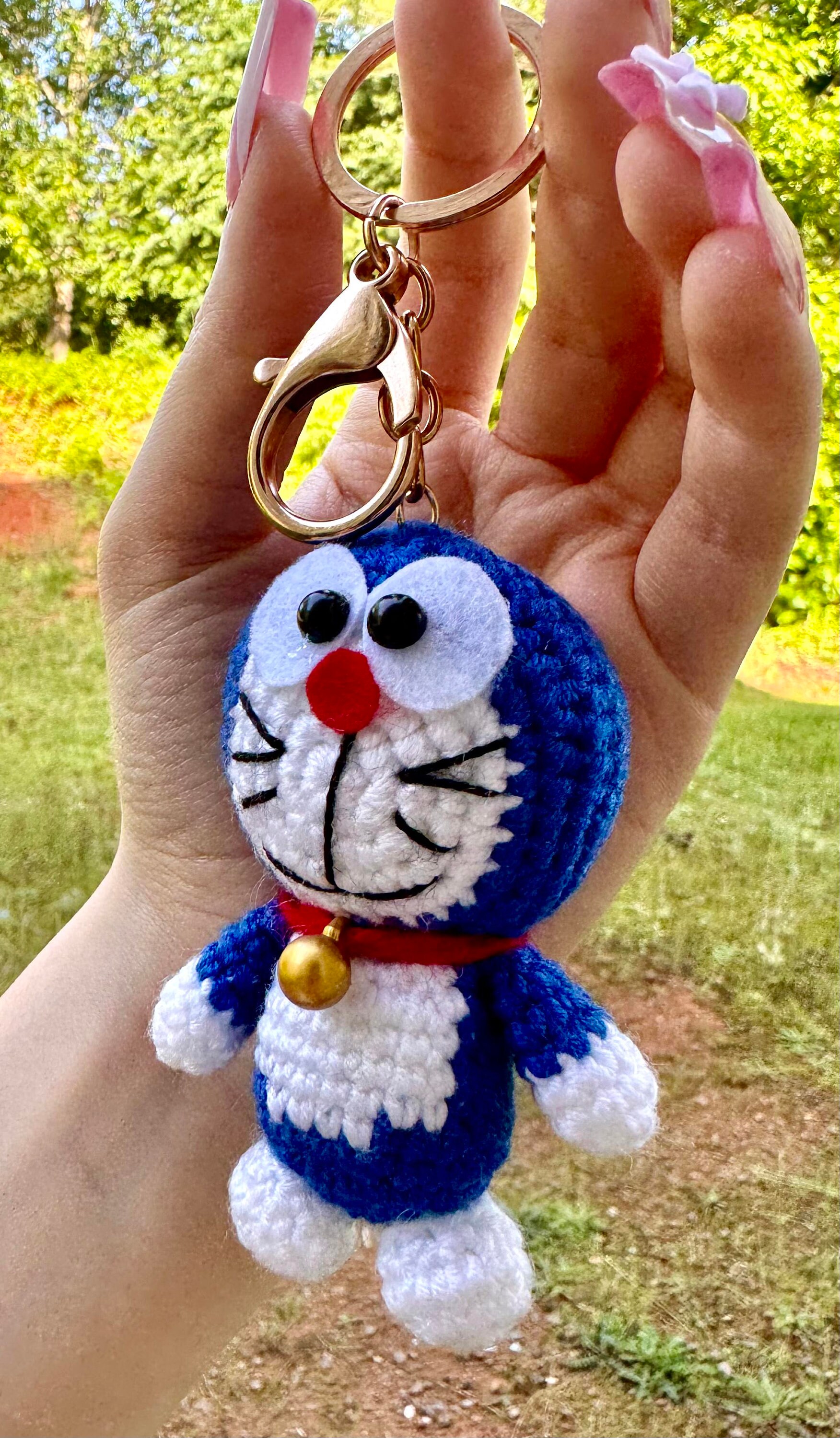 Naruto, Pikachu, Doraemon, Totoro Keychain, Crochet Cartoon Character ...