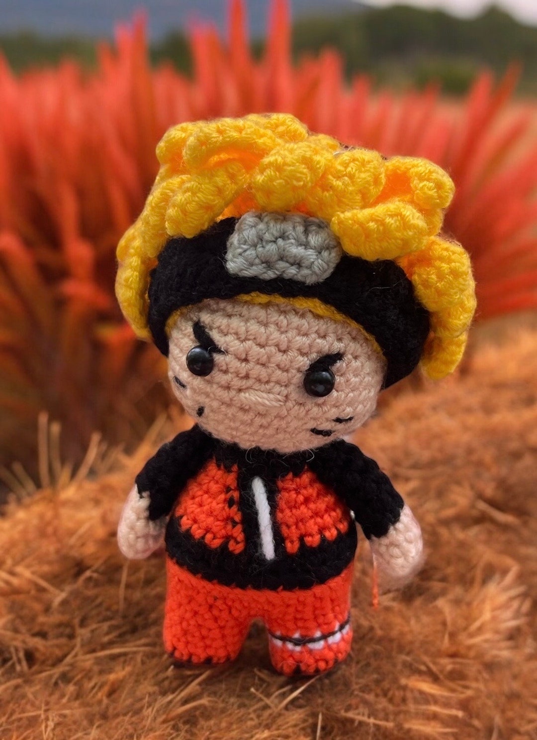 Naruto, Pikachu, Doraemon, Totoro Keychain, Crochet Cartoon Character ...