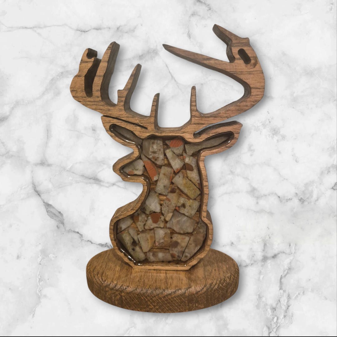 Oak and Pudding Stone Buck. - Etsy