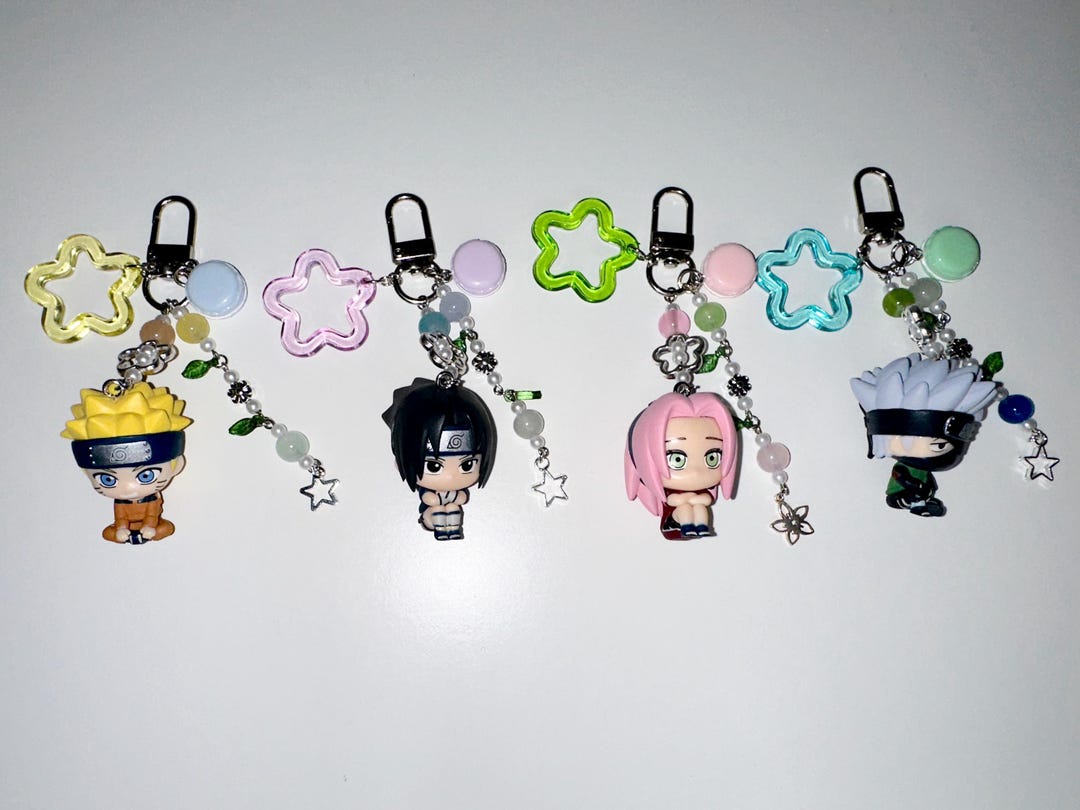 Anime Ninja Inspired Keychains - Etsy