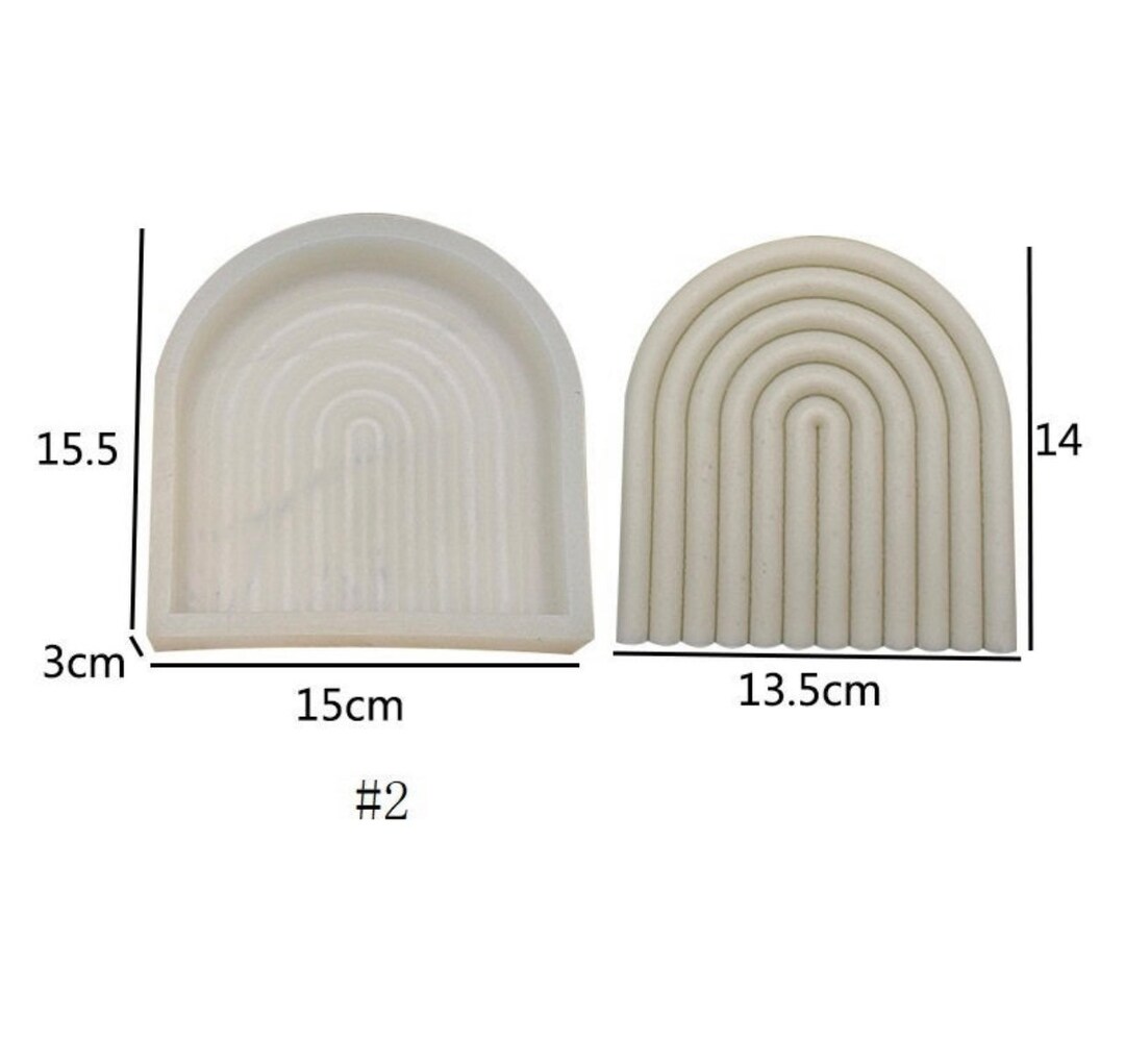 Large Rainbow Mold , Rainbow Mould , Mold for Candle ,jesmonite, Cement ...