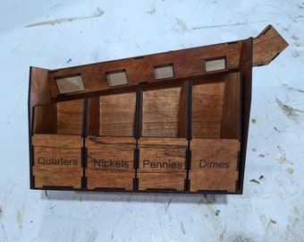 Us Coin Sorter Laser Cut - Etsy