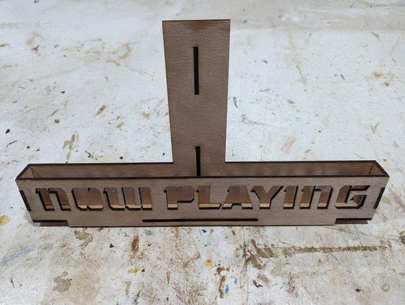 Now Playing Vinyl Record Stand SVG File 0.125 Inch - Etsy