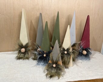 Wooden Triangle Gnomes - Etsy