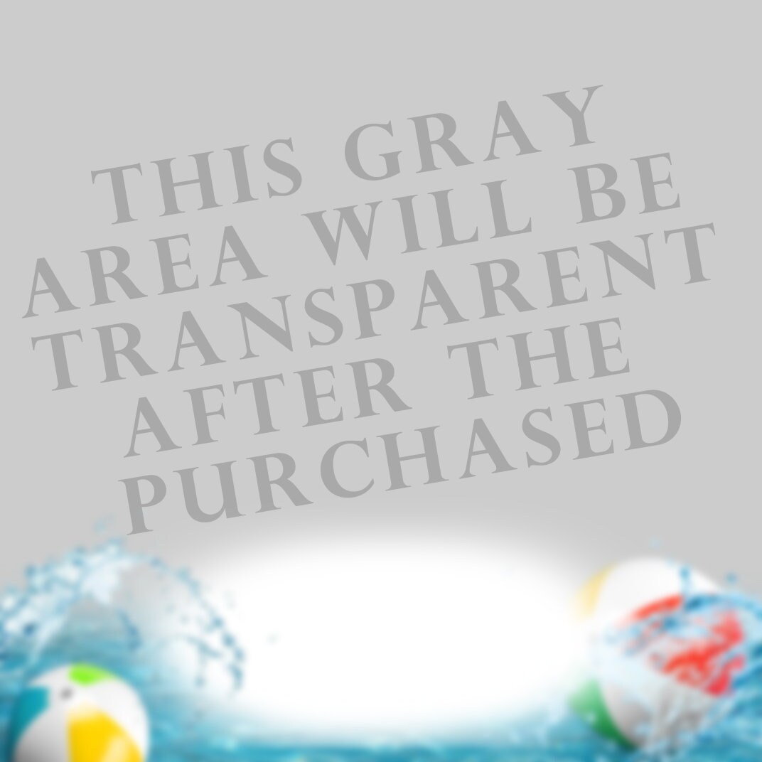 Pool Party Theme 360 Photo Booth Overlays Photobooth Filter Template ...