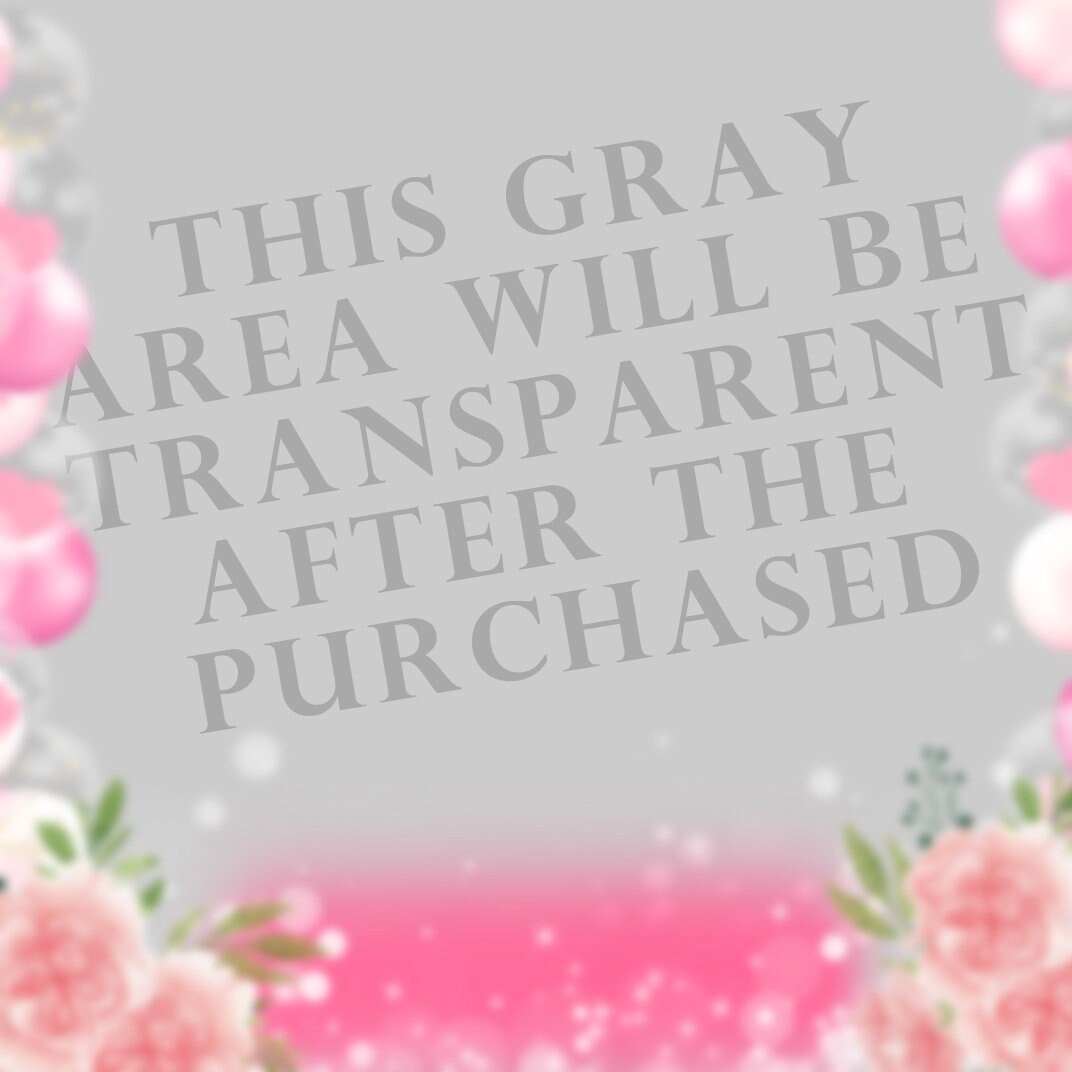 360 Overlay for Touchpix, Dzentech Etc. 1072x1072, Pink Balloons With ...