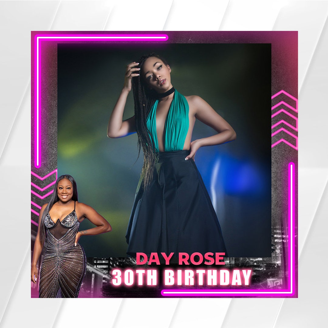 Neon Pink Theme 360 Photo Booth Overlays Photobooth Filter Template ...