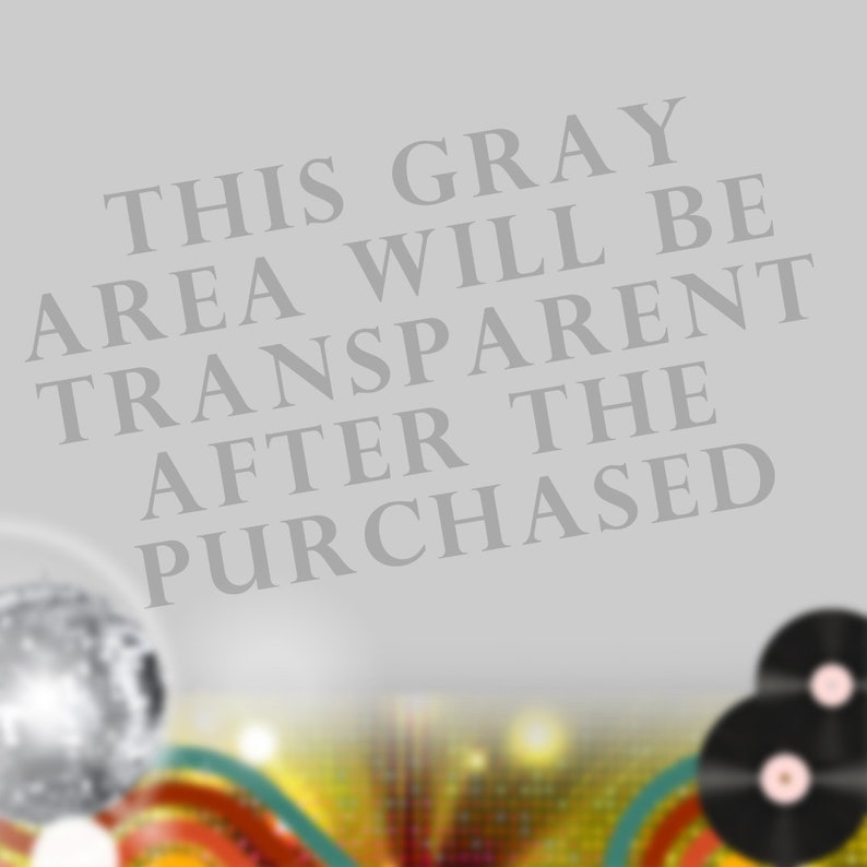 70s Disco Theme 360 Photo Booth Overlays Photobooth Filter Template ...