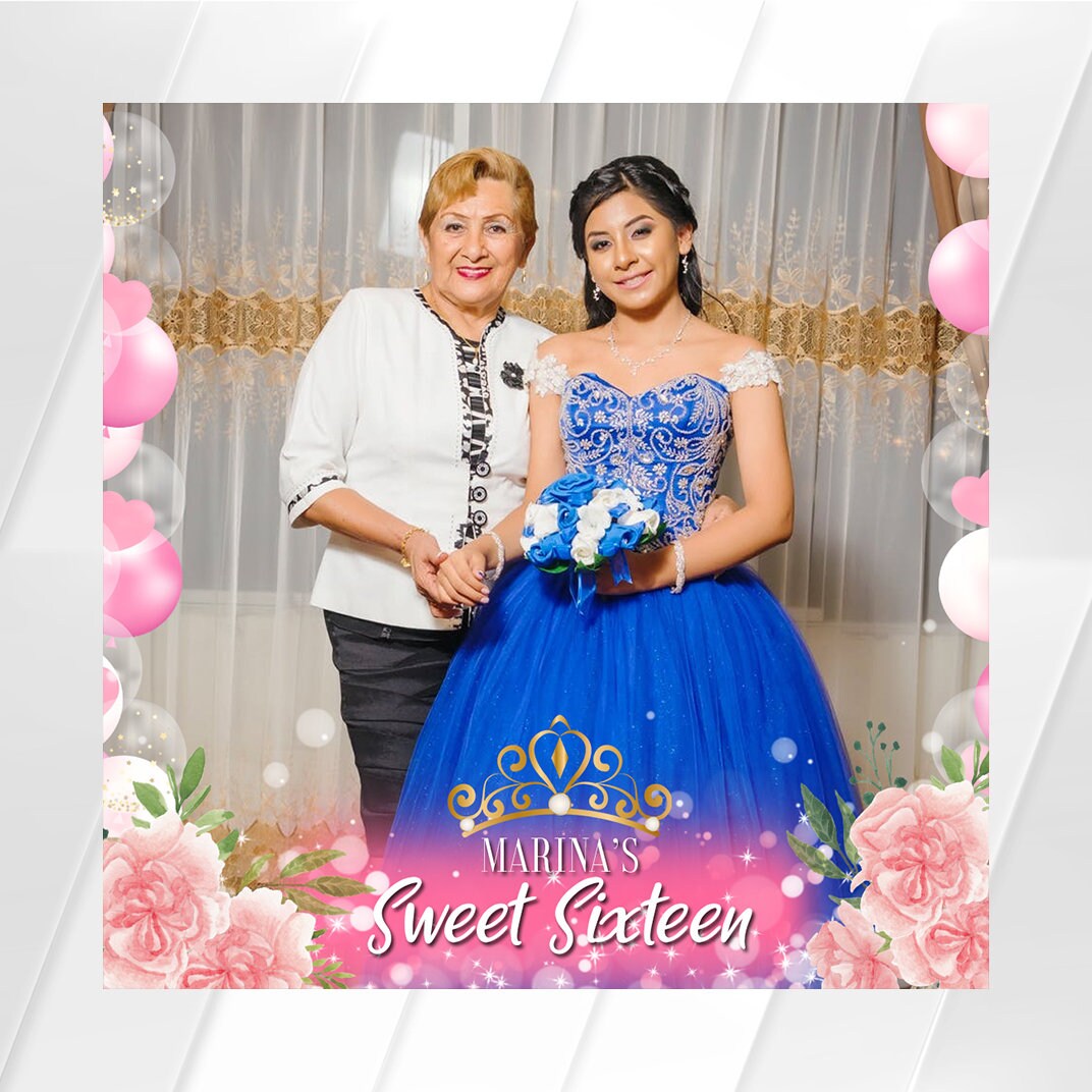 360 Overlay for Touchpix, Dzentech Etc. 1072x1072, Pink Balloons With ...